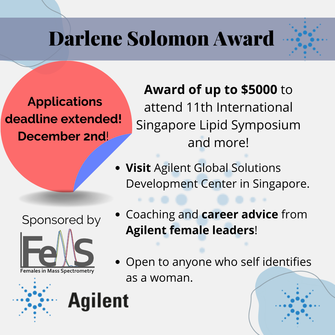 Darlene Solomon Award – Females in Mass Spectrometry